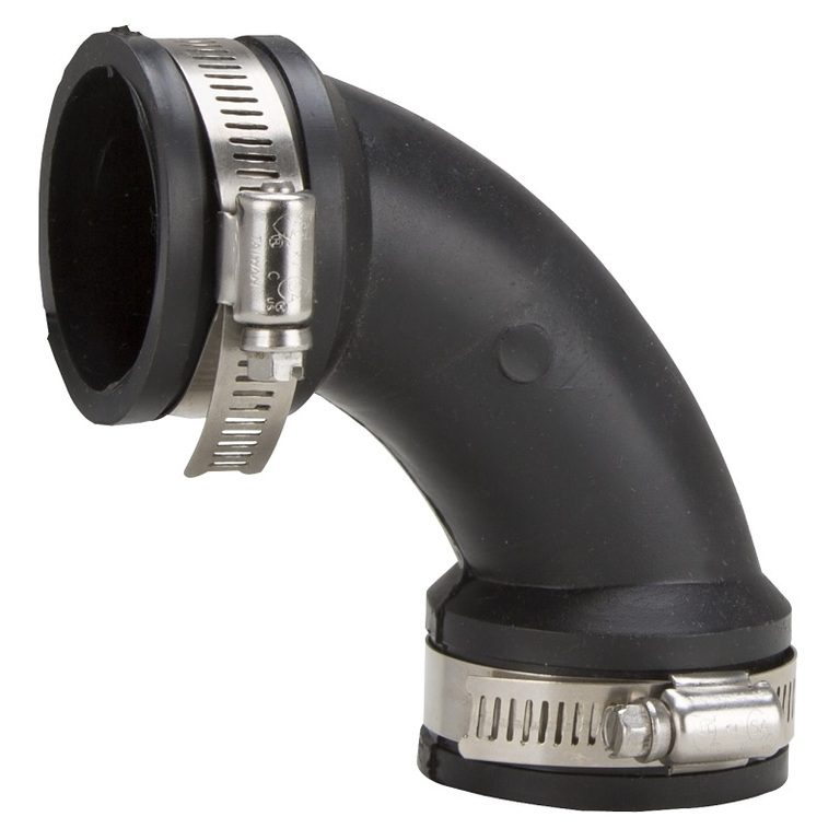 Rubber Flexible Elbow, Mechanical Joint, PVC Body, 4.3 psi Pressure ...