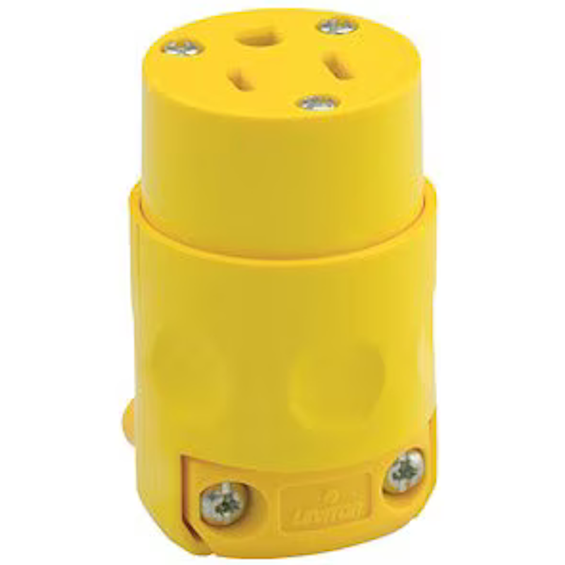 LEVITON Female Connector Plug - 15A 125V 5-15R - Canada Salvage